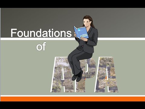 Foundations of APA Writing Style