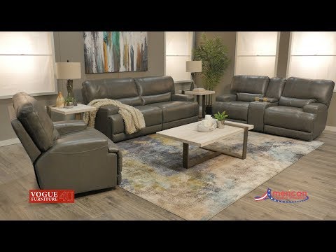 Jax Leather Power Motion Collection with optional Sectional