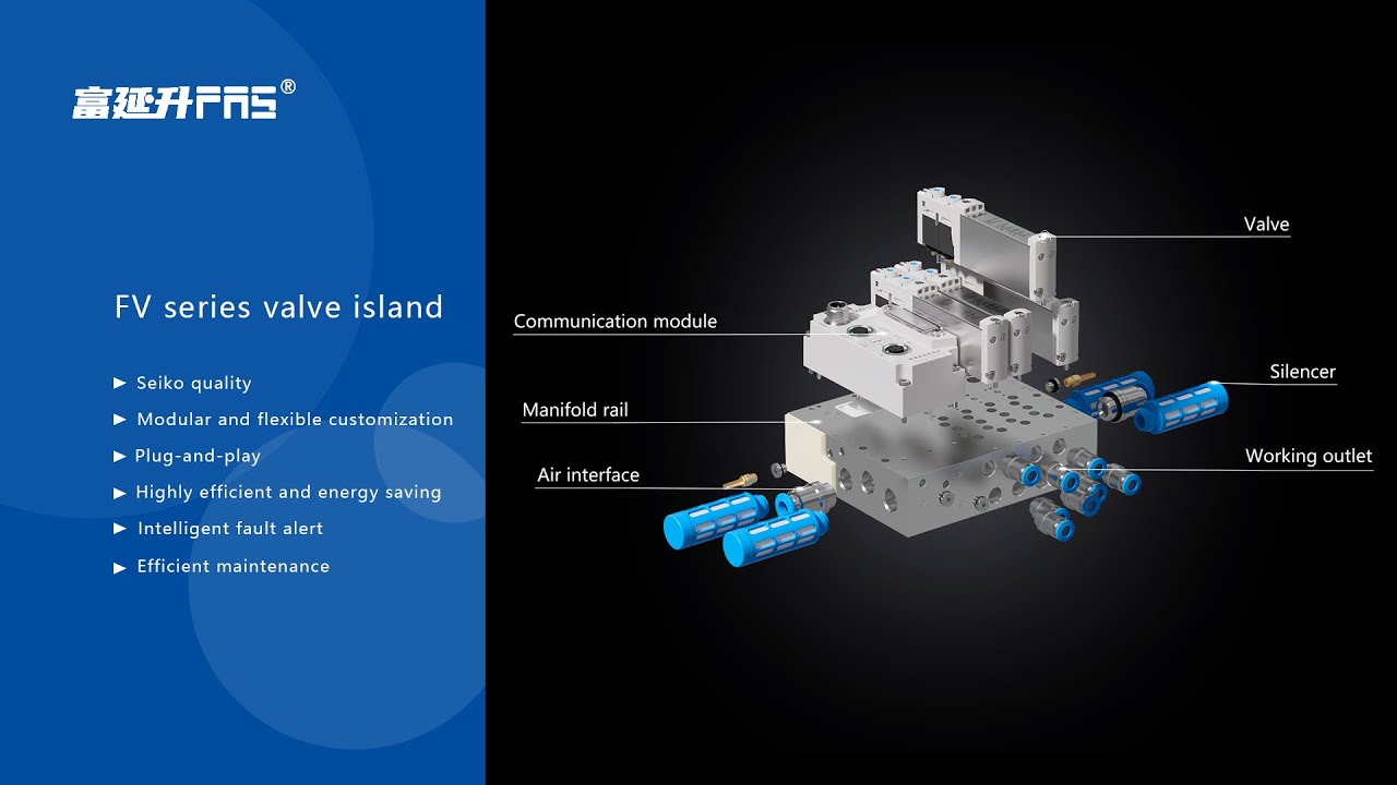FV Series Modular Valve Island – A Classic Choice for Stability and Reliability