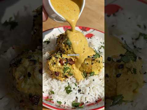 GOLDEN #MEATBALL #CURRY π#recipe #recipes #food #tofu #beans #cooking #tasty #summer #vegan
