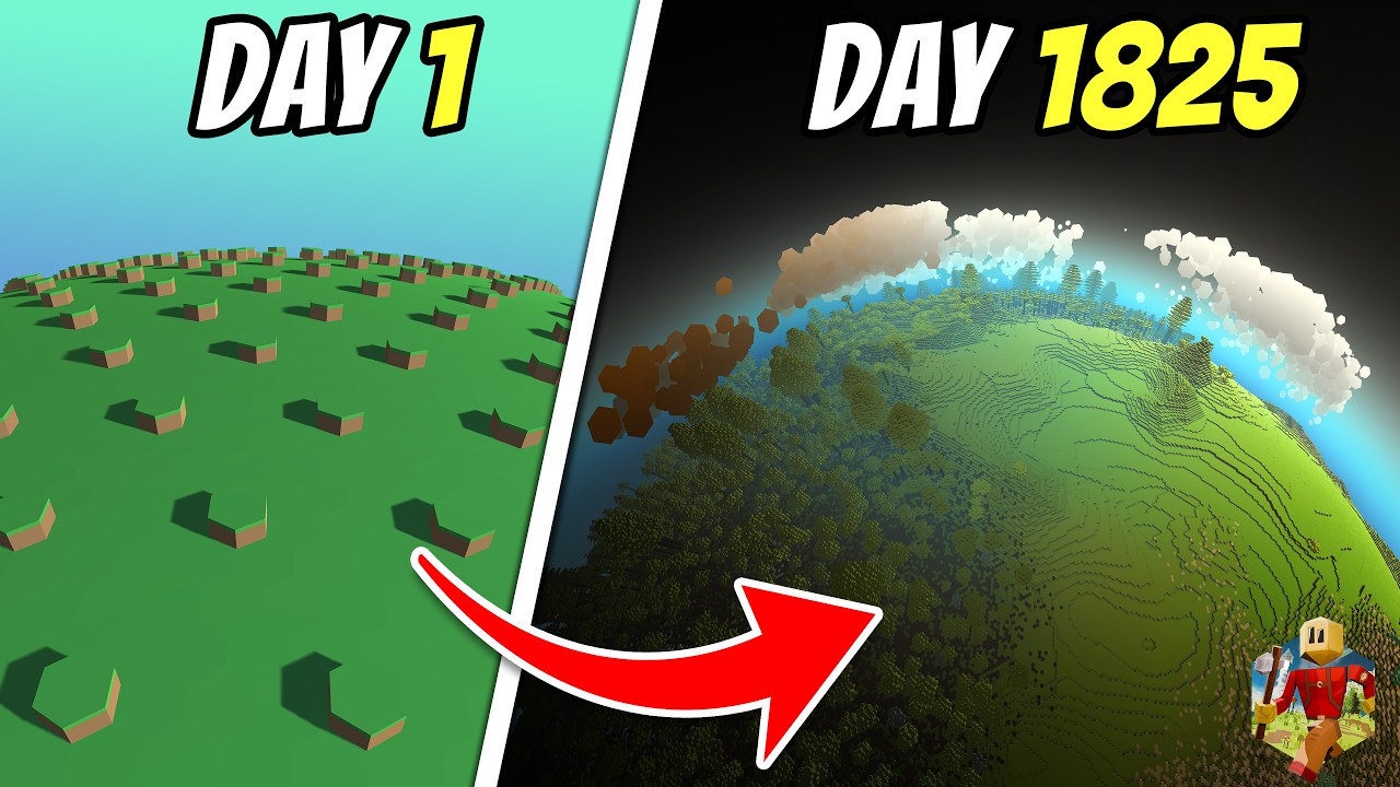 I Spent 5 Years Building a Voxel Survival Game Where the World Is a Planet