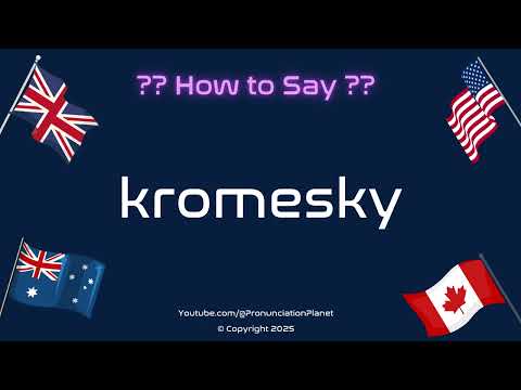 🥩🍳 How to Pronounce Kromesky? (CORRECTLY) | Pronunciation Planet