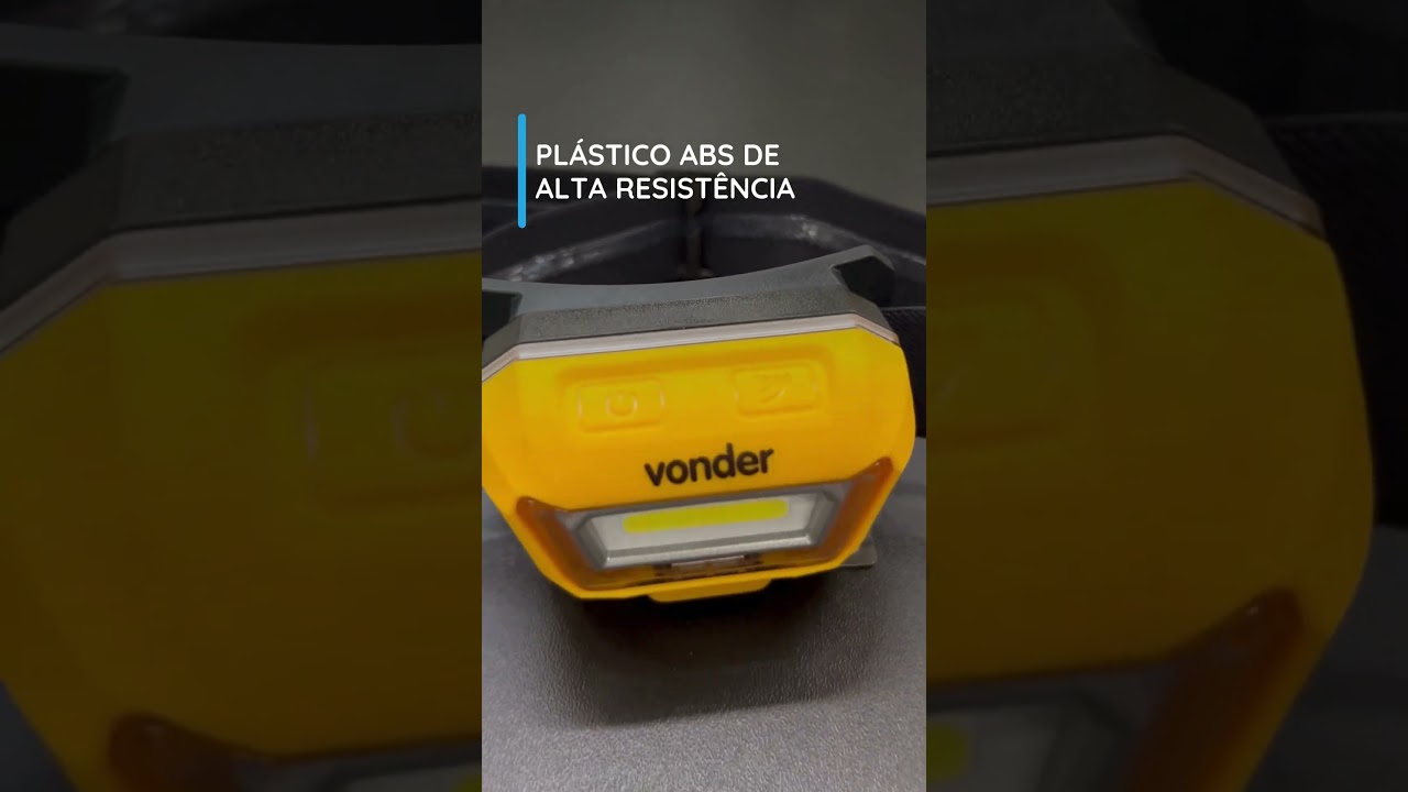 Lanterna Vonder Para Cabeça Recarregável Ledcob Lcv300
