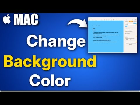 How To Change the Background Color In Pages on Mac