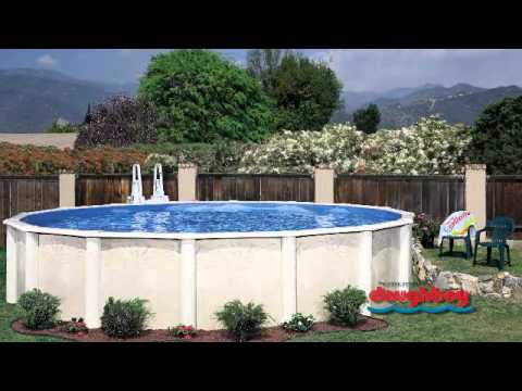Doughboy Round Silver Lake Steel Swimming Pool - Swimming Pools