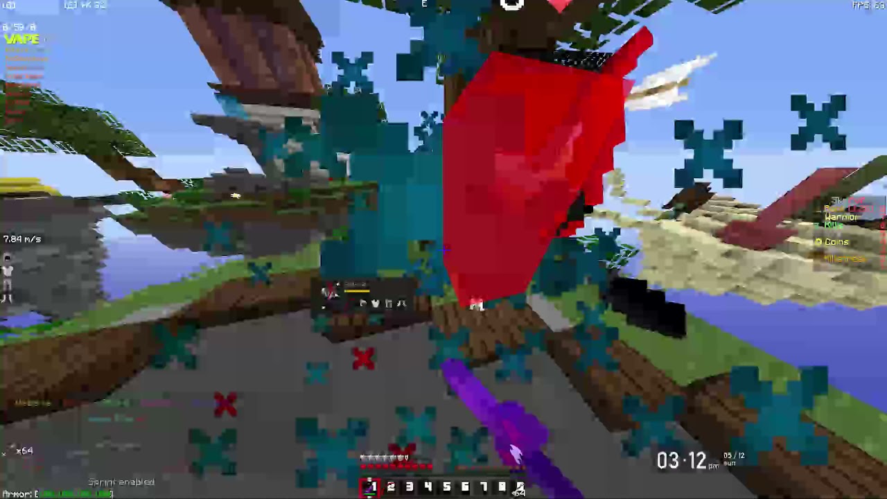 Flying on BlocksMc ft. VapeV4