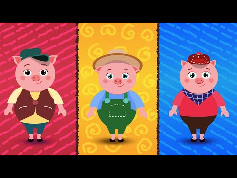 Three Little Pigs | Fairy Tales | Gigglebox