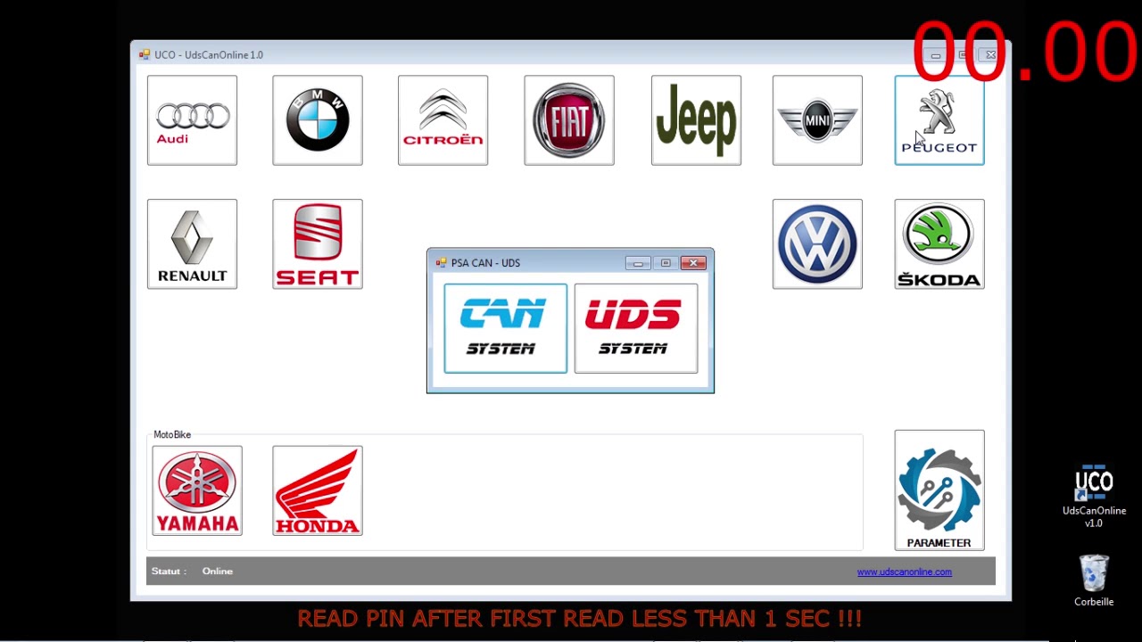 READ PIN BSI DELPHI PSA