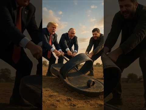 Trump, Putin & Zelensky Hilarious Fails | Funniest Political Clips of the Year #shorts #funny #memes