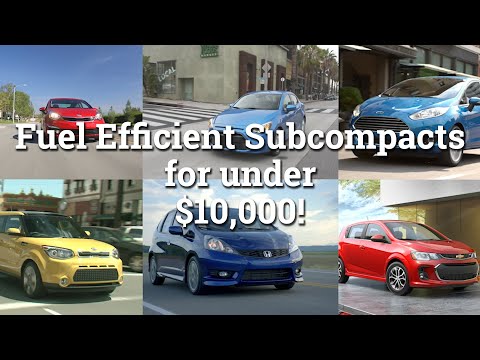 Fuel Efficient Used Subcompact Cars for Under $10,000!