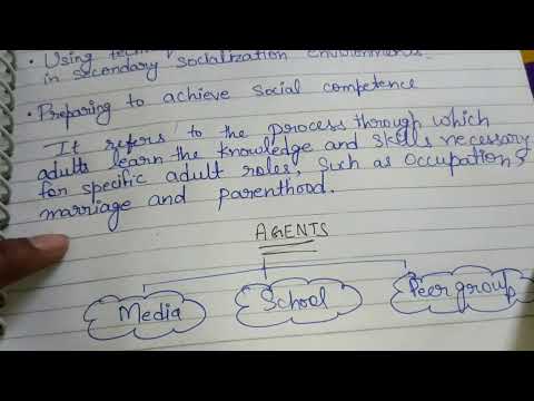 WHAT IS SECONDARY SOCIALIZATION ?|| AGENTS OF SECONDARY SOCIALIZATION