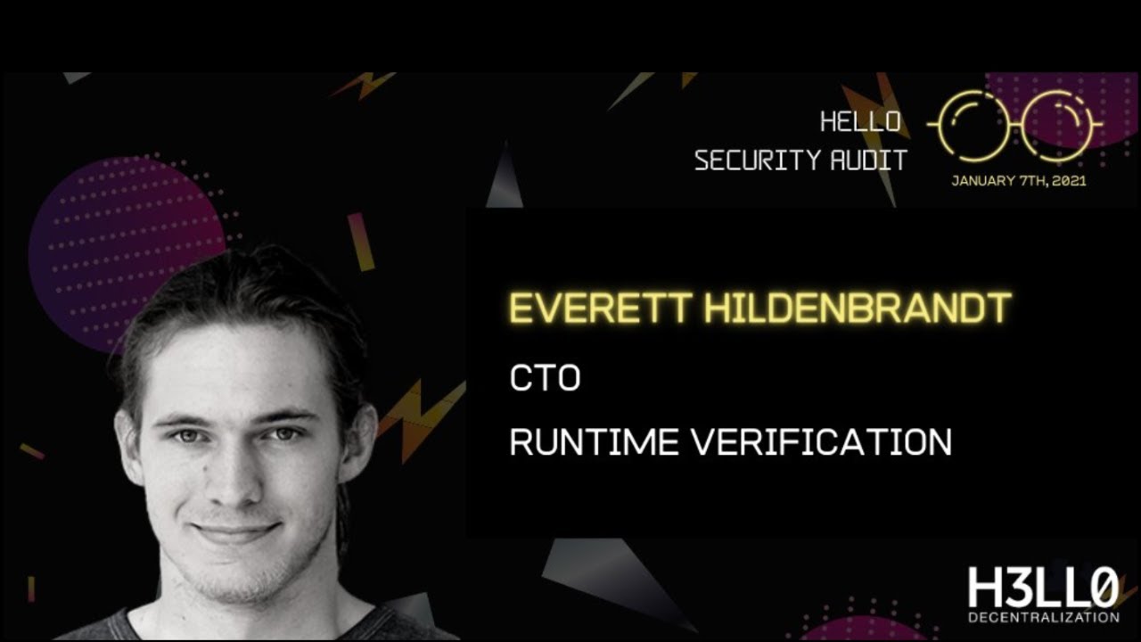 Runtime Verification - Hello Smart Audit 2021