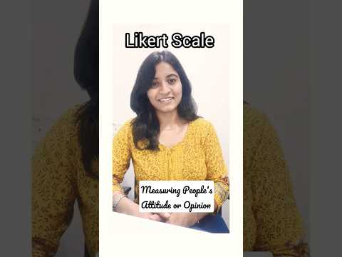 👉 LIKERT SCALE in Psychological Research | Survey🔥 #shorts #short #psychology