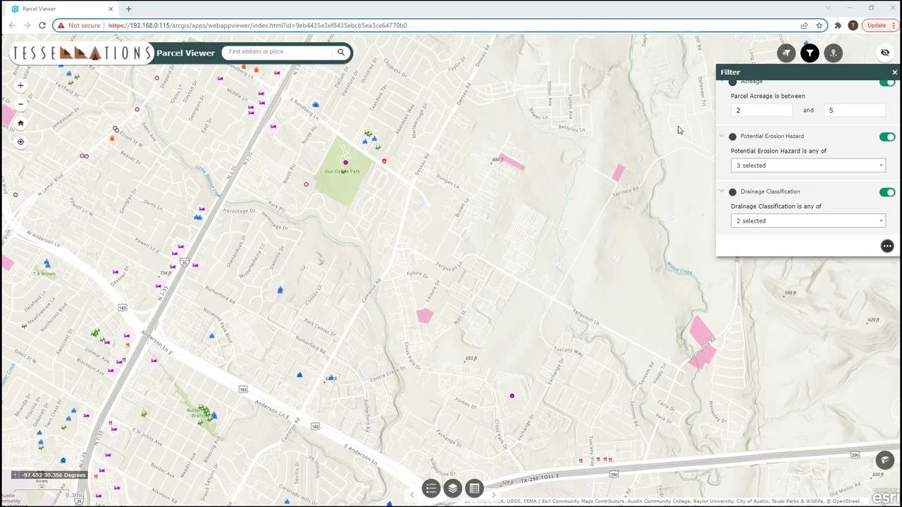 Parcel Viewer Demonstration