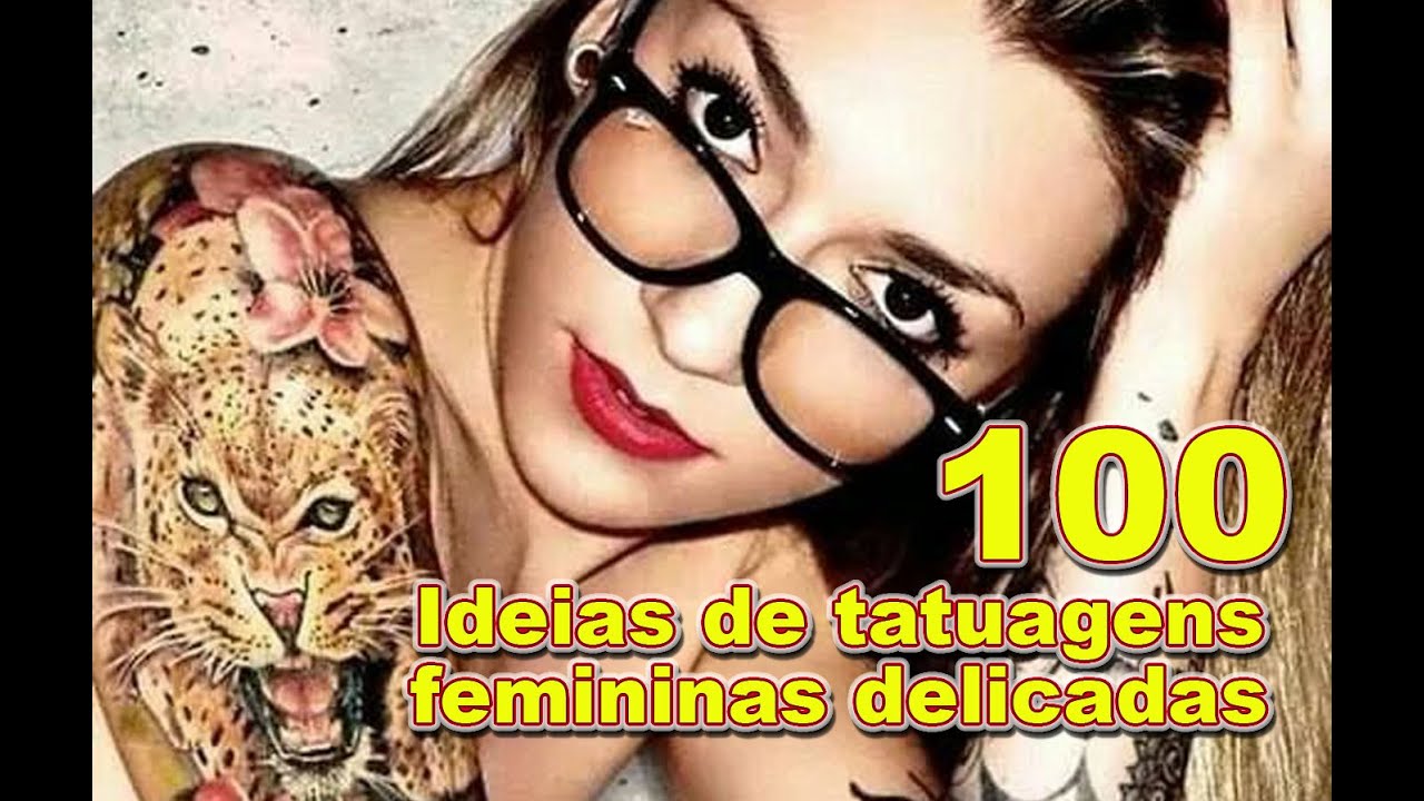 TOP 100 Tatuagens Femininas #2 - Tatuagens Delicadas para  Mulheres