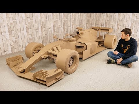 It Took 250 Hours to Build This Cardboard F1 Car - Formula 1 Race Car ...