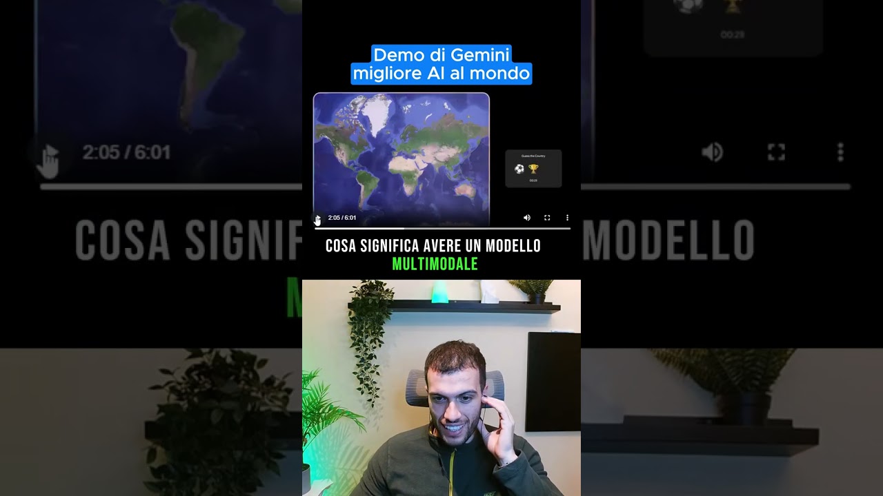 Reaziono alla demo di Gemini il nuovo modello multimodale di Google! In questa demo mostrano le perf
