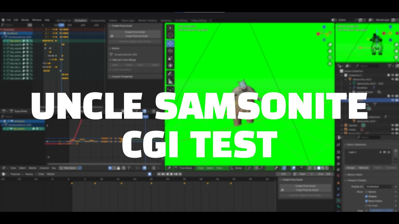 Uncle Samsonite : CGI Test [@JakeBowenTV
