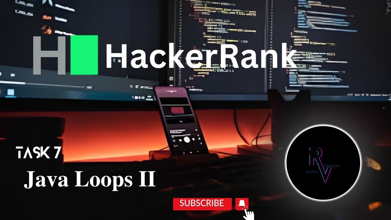 HackerRank java Solution - Java Loops II -Task 7-With Source Code @Rahul_Vijayan #hackerranksolution
