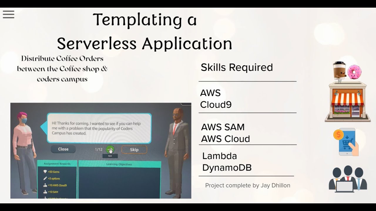 Templating Serverless application AWS Solution architect LEARNING architecture design