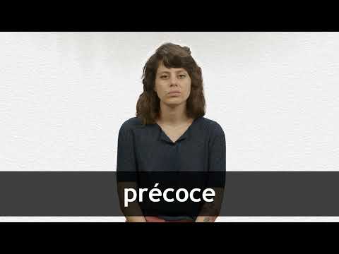 English Translation of “PRÉCOCE” | Collins French-English Dictionary