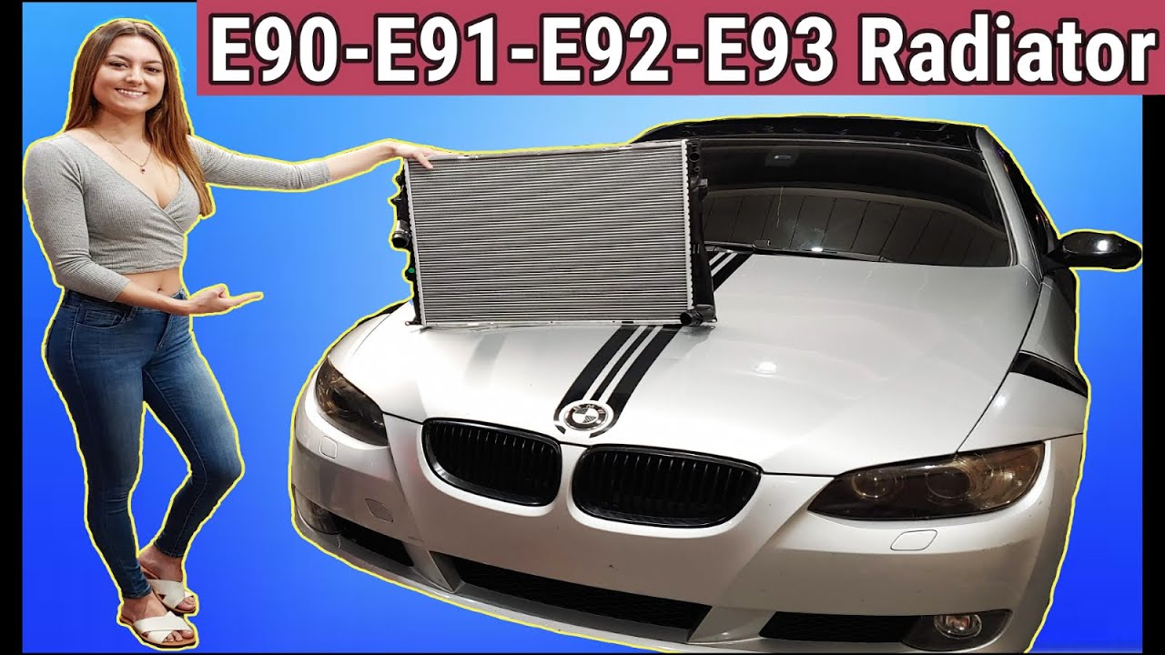 E90 E91 E92 E93 Radiator Replacement | FULL PROCESS