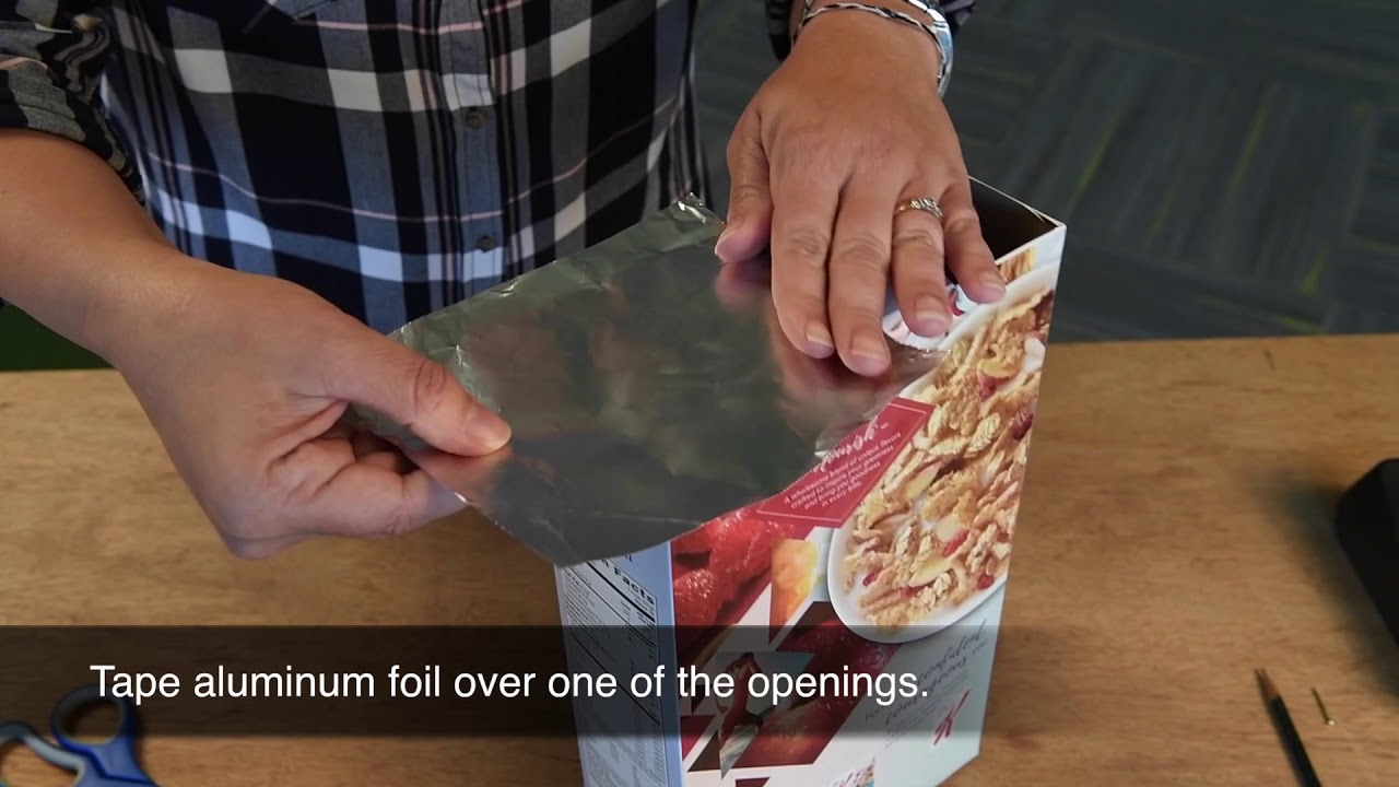 How to build your own pinhole eclipse viewer