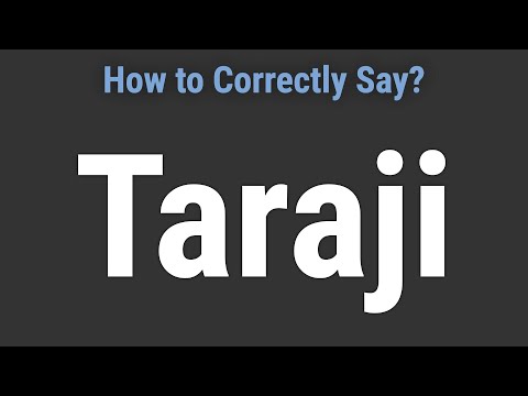 How to Pronounce Name Taraji (Correctly!)