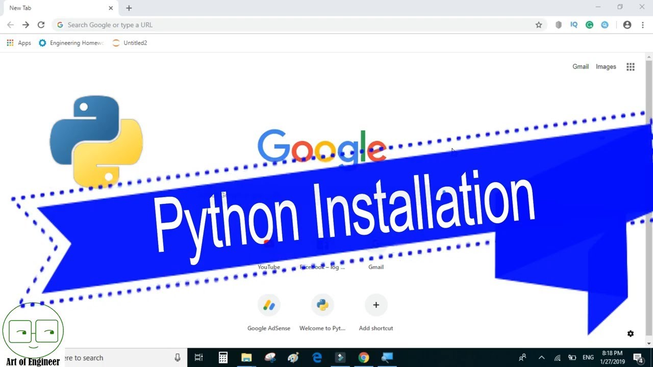 Python Tutorial #2; Downloading and Installing Python ; Hello World program