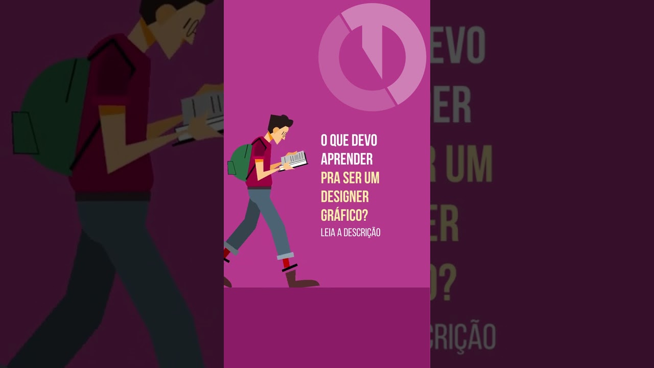 O que devo aprender pra ser um designer gráfico #shorts