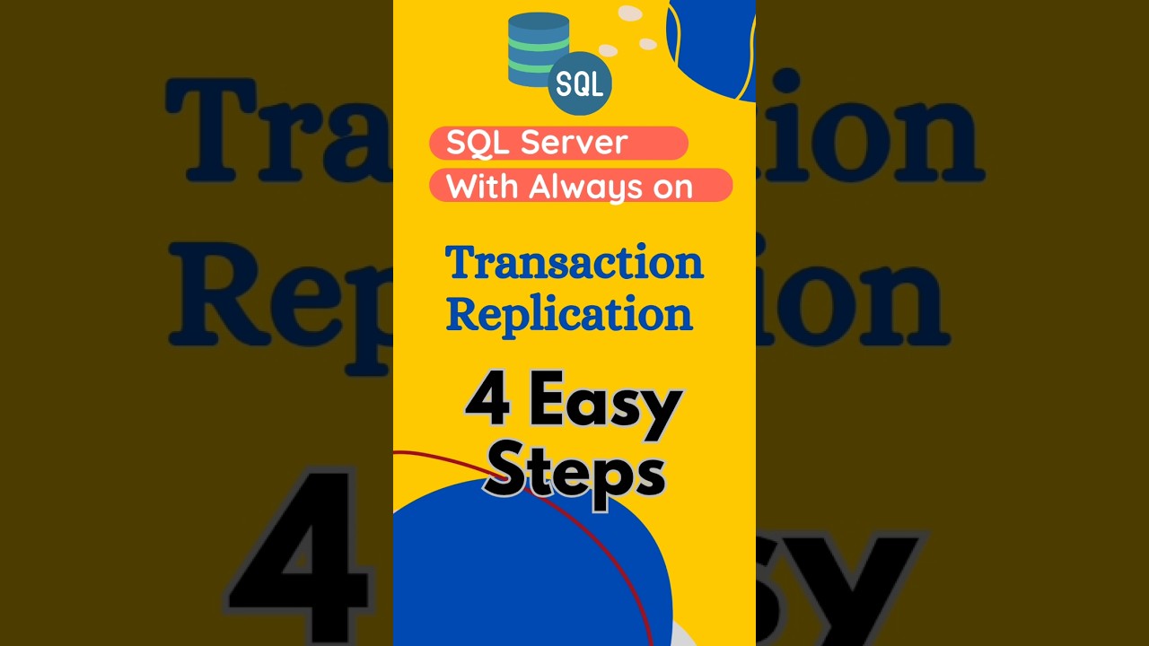 4 Simple Steps to Set Up SQL Server Transactional Replication with Always On