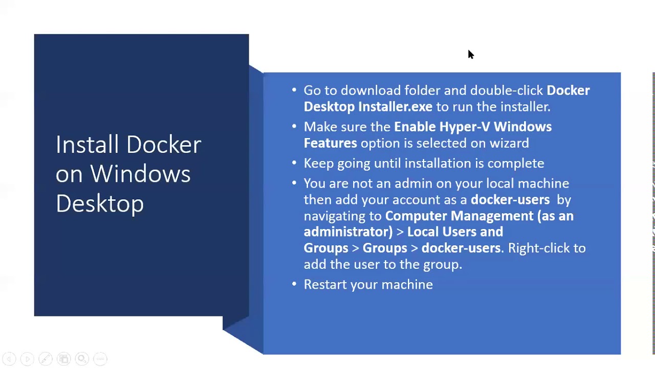 How to install Docker on Windows?