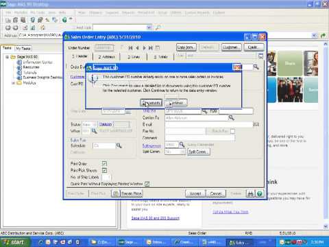 Sage 100 - Customer Purchase Order Validation for Sales Orders ...