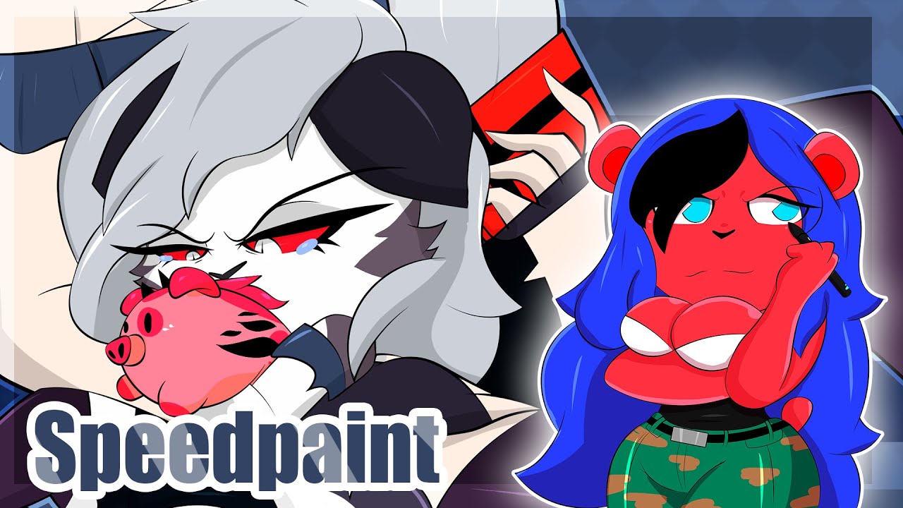 helluvaboss htf and human loona speedpaint