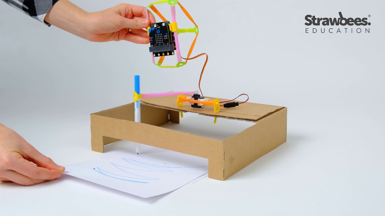 Construct a Drawing Machine (micro:bit)  by Strawbees