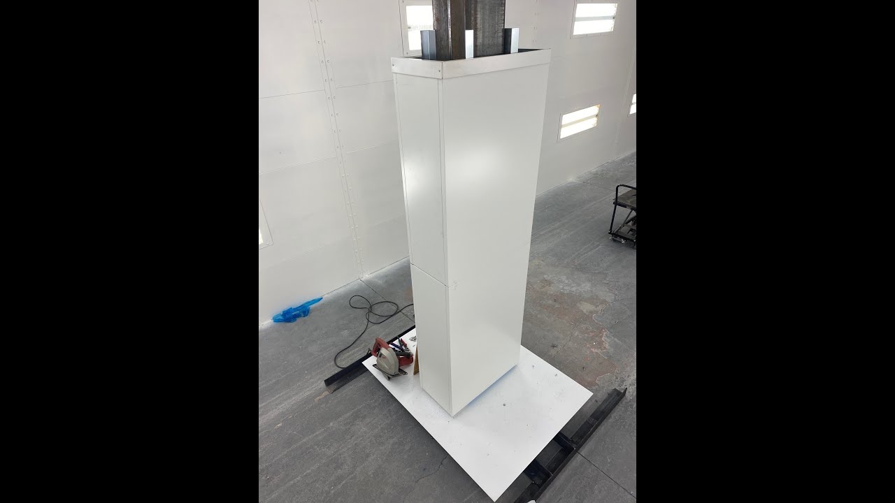 Column Cladding Installation