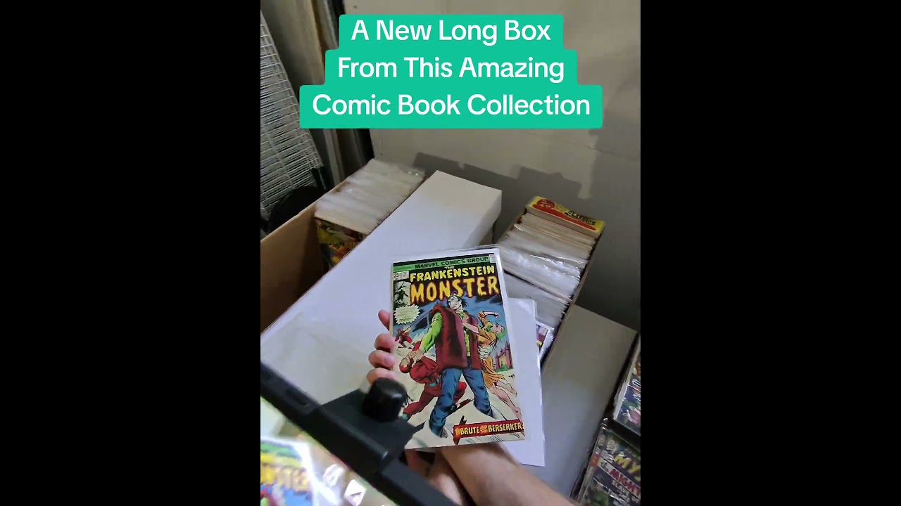 Long box from this Silver Age Comic Book Collection #comic #Marvel #mcu