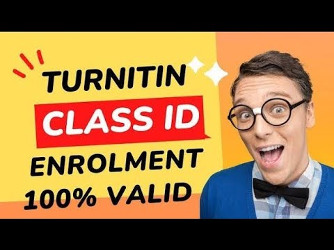 Turnitin Class ID and Enrollment key 2025 | No Repository