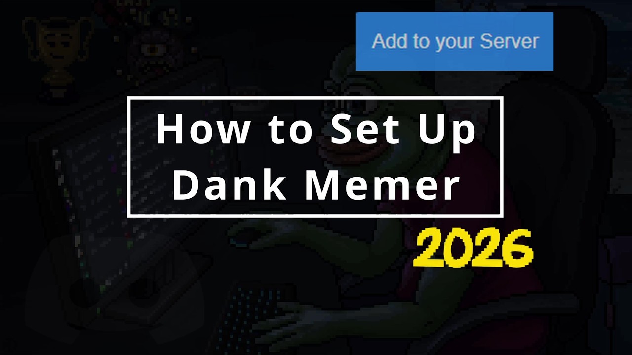 How To Set Up Dank Memer in 2026! (Complete Beginner Guide)