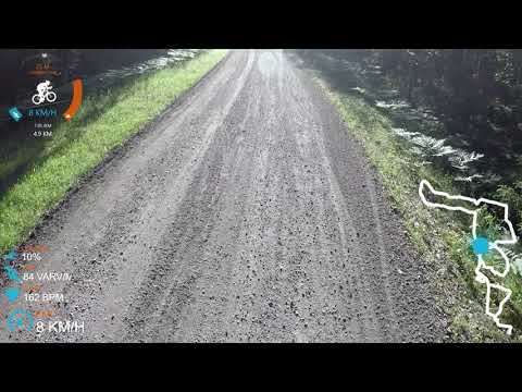MTB Biking Värmland. Första delen av banan i I2-skogen 2021 06 24