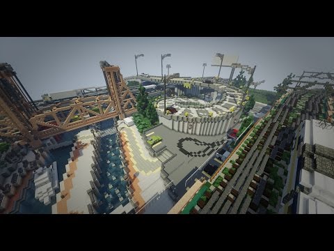Highway ramp and infrastructures Minecraft Map