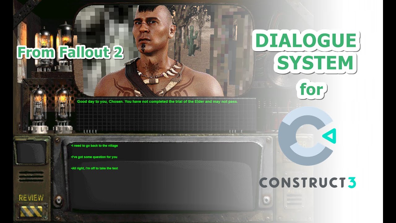Construct 3 Tutorial Dialogue system for cRPG games  Events only