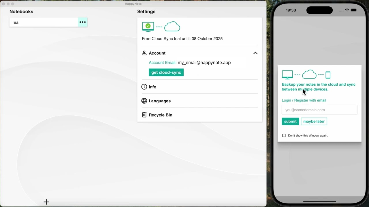 HappyNote CloudSync Tutorial