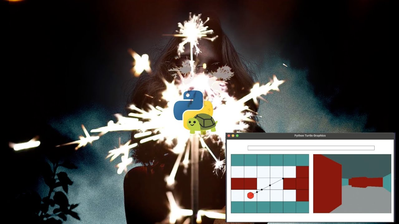 Raycasting with Python Turtle