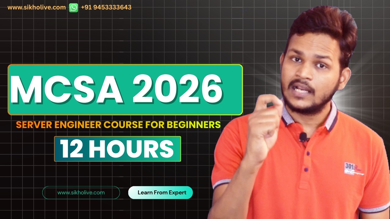 MCSA 2026 || Windows Server Administration Tutorial  Beginner Guide | Learn from Expert 👍