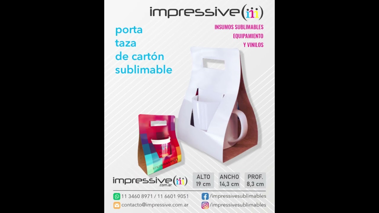LINEA CARTON SUBLIMABLE - IMPRESSIVE