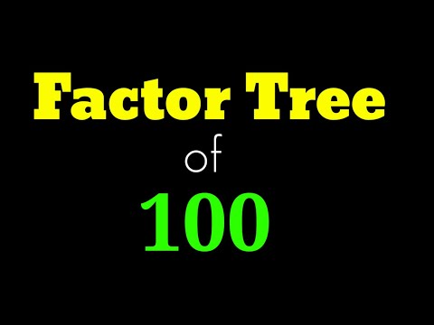 Factor Tree Of 100