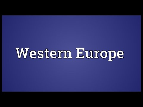 Western Europe Meaning
