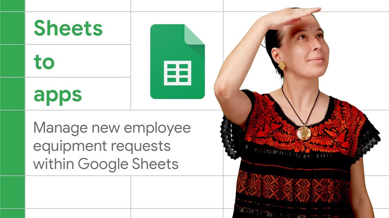 Manage new employee equipment requests within Google Sheets