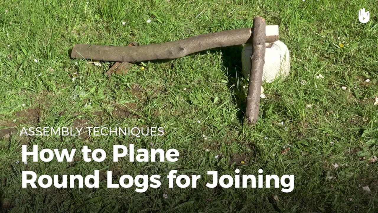 How to Plane Wood - Bushcraft Building in the Forest | Sikana